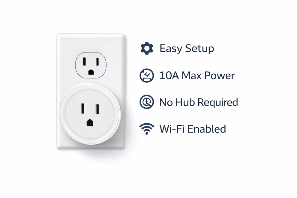 Smart Wi-Fi Plug – Control Your Home From Anywhere – Fixora